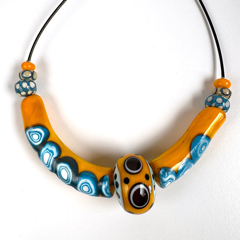 Bronwen HeilmanTop Shelf Bottles Creates Top Shelf JewelryCurved bead ...
